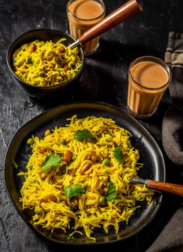 Semiya Upma (Lemon Vermicelli) - Simple Indian Meals