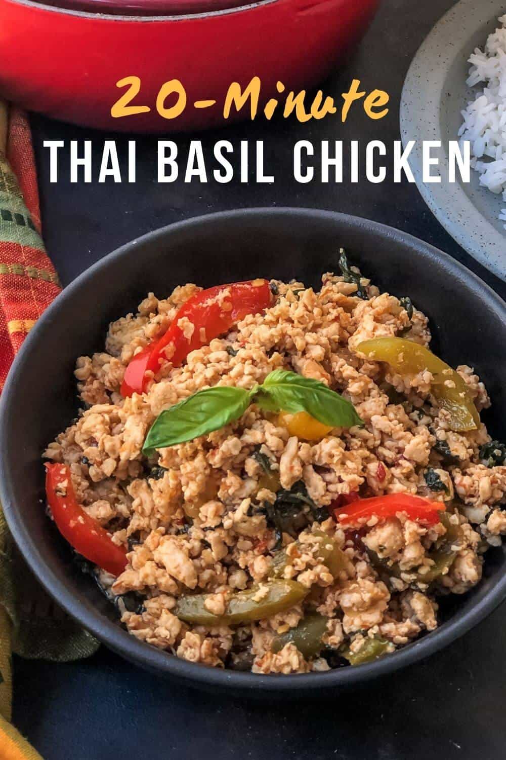20-Minute Spicy Thai Basil Chicken (Pad Gaprao Gai) - Simple Indian Meals