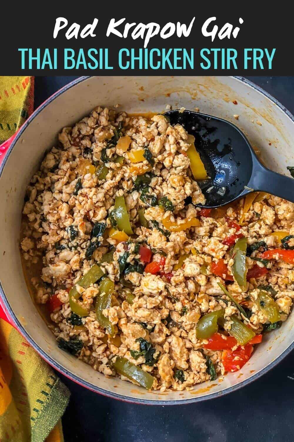 20-Minute Spicy Thai Basil Chicken (Pad Gaprao Gai) - Simple Indian Meals