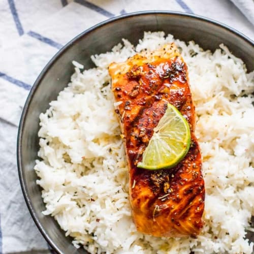 15-minute grilled honey garlic salmon recipe - Simple Indian Meals