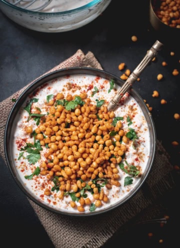 Quick and Easy Boondi Raita (Dahi Boondi) - Simple Indian Meals