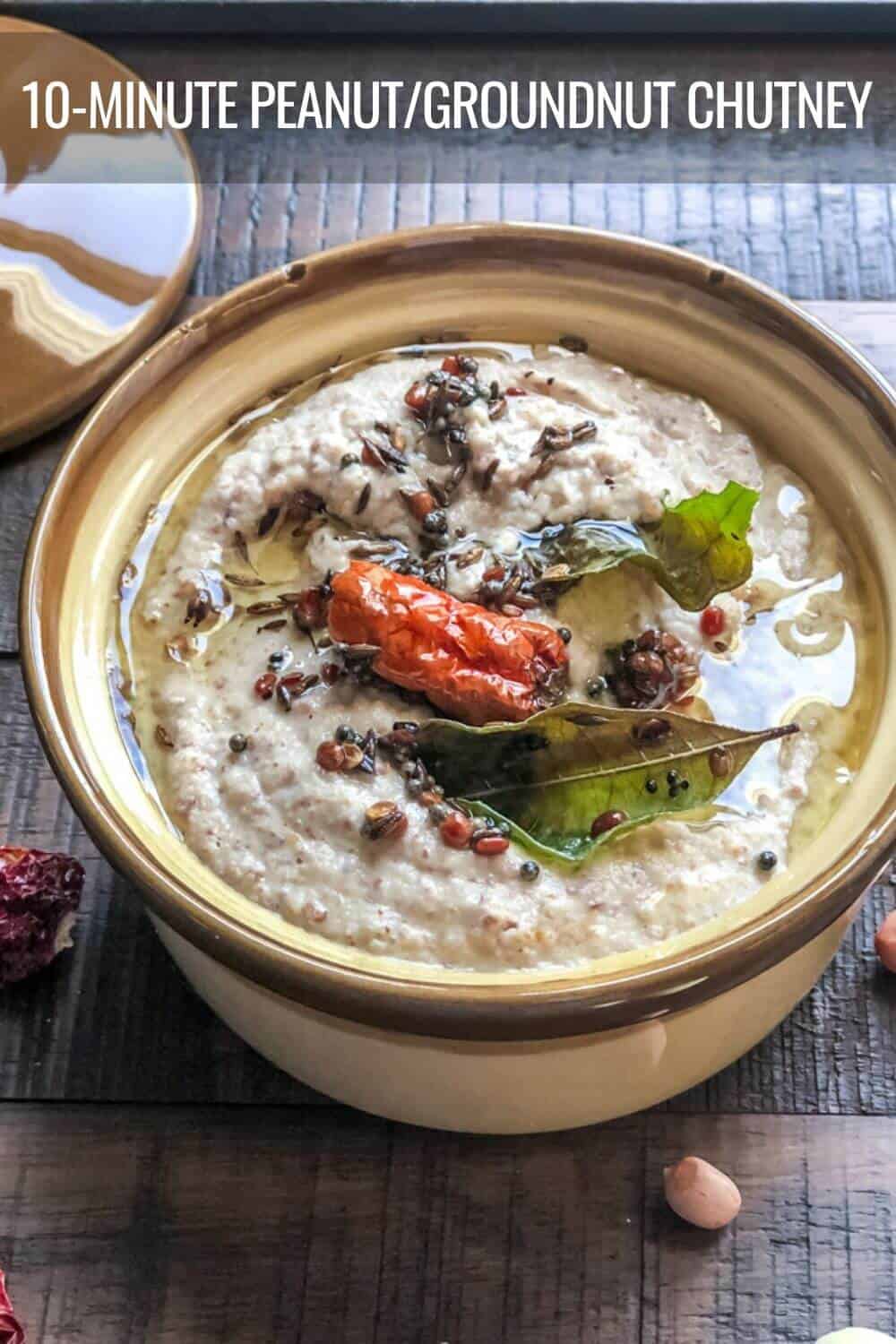 Andhra Style Peanut Chutney Without Coconut - Simple Indian Meals