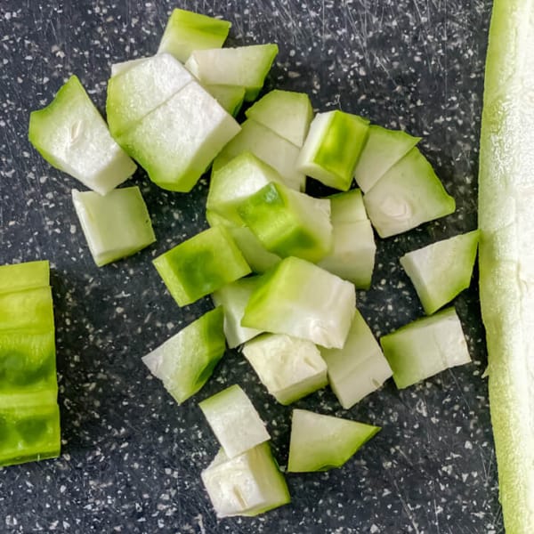 Simple Turai / Turiya / Peerey (Ridge gourd) Subzi - Simple Indian Meals