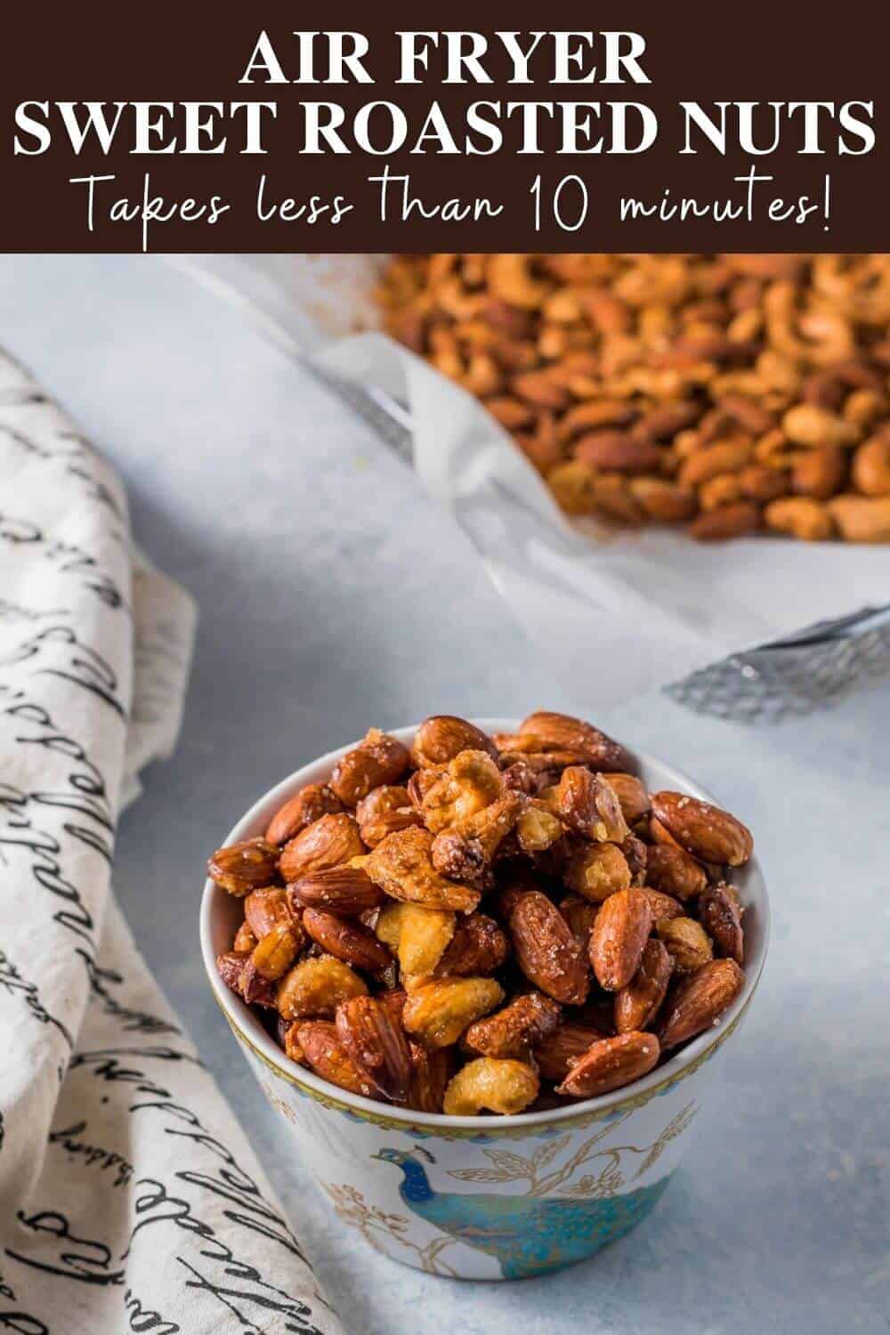 Air Fryer Honey Roasted Nuts - Simple Indian Meals