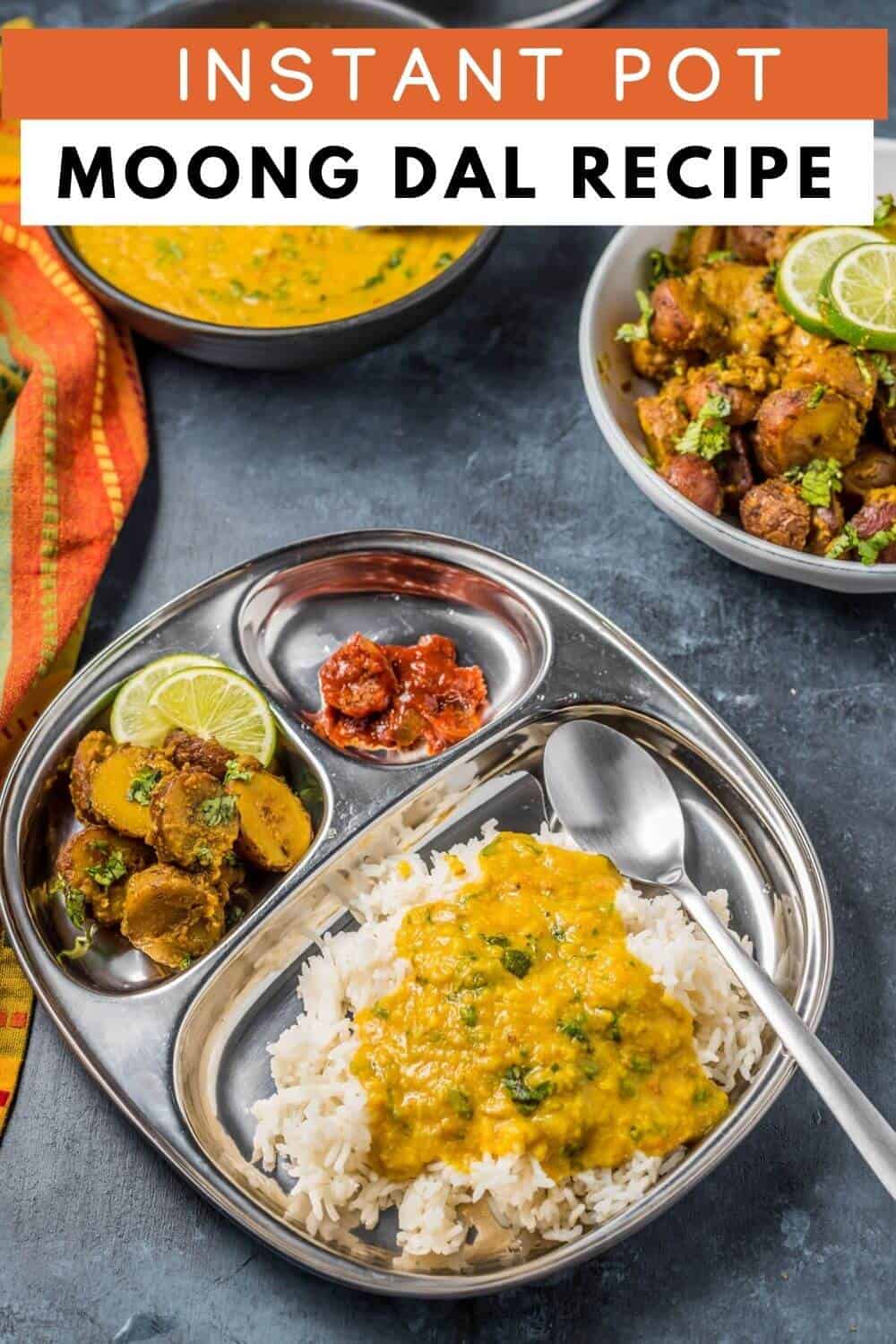 Instant Pot Mung Dal (Yellow Lentil Soup) - Simple Indian Meals