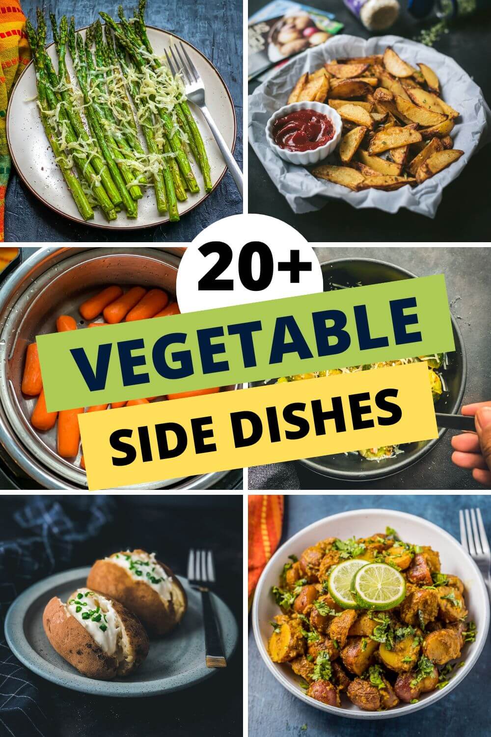 20+ Easy and Flavorful Vegetable Side dishes - Simple Indian Meals