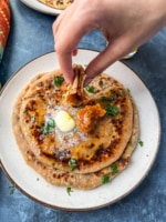 Easy Stuffed Cheese paratha - Simple Indian Meals