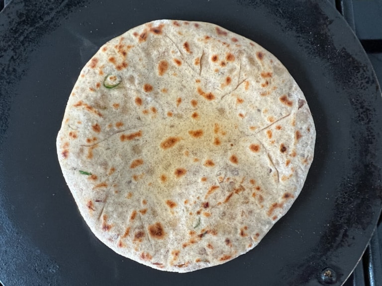 Easy Stuffed Cheese paratha - Simple Indian Meals
