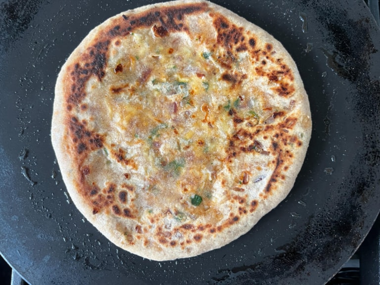 Easy Stuffed Cheese paratha - Simple Indian Meals