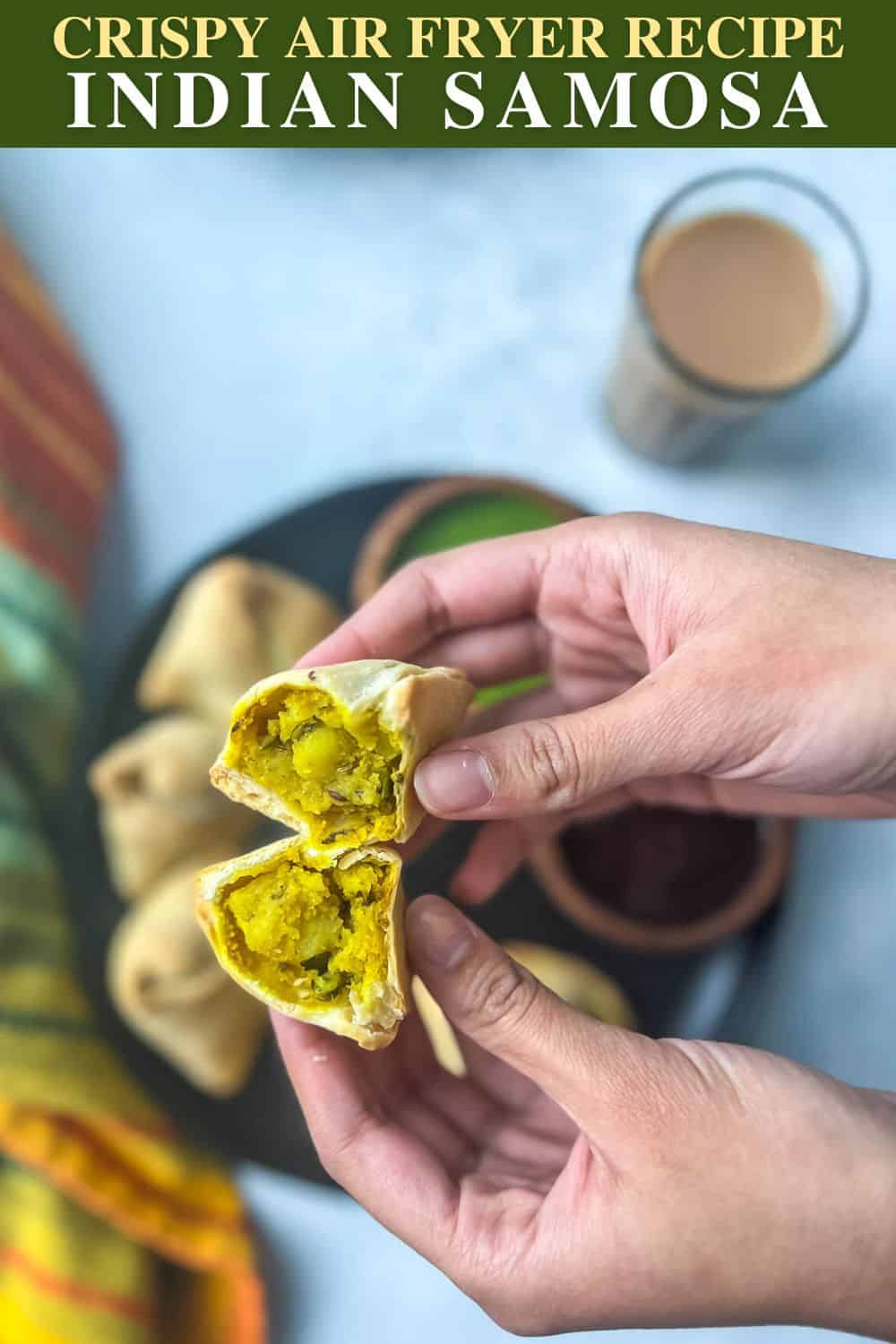 Crispy Air Fryer Vegetable Samosa - Simple Indian Meals