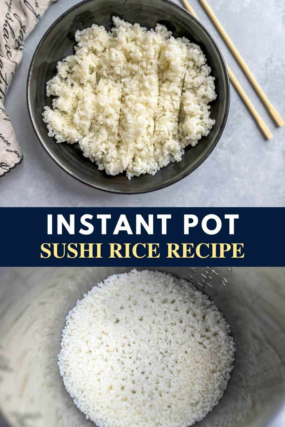 Easy Instant Pot Sushi Rice - Simple Indian Meals