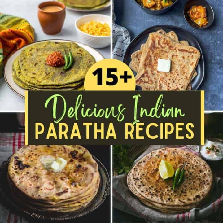 Easy Palak (Spinach) Paratha / Roti - Simple Indian Meals